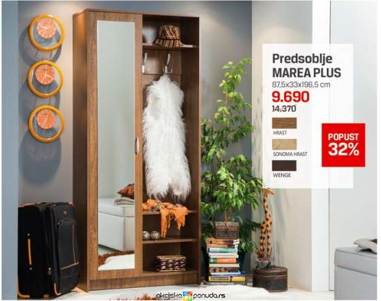 Predsoblje MAREA PLUS, Forma Ideale