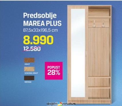 Predsoblje MAREA PLUS, Forma Ideale