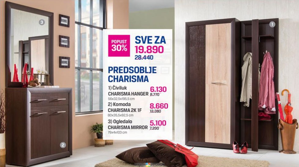 Predsoblje Charisma, Forma Ideale