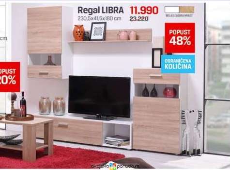 Regal ya dnevnu sobu Libra, Forma Ideale