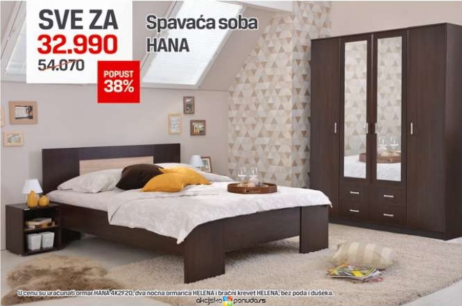 Spavaća soba Hana, Forma Ideale