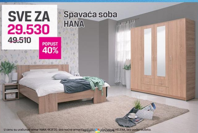 Spavaća soba Hana, Forma Ideale