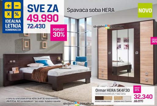 Spavaća soba HERA, Forma Ideale