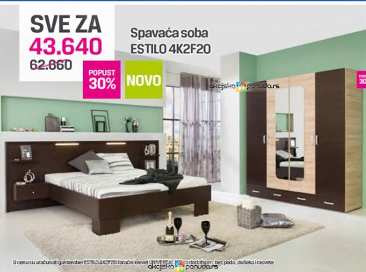 Spavaća soba Estilo 4K2F2O Forma Ideale, Forma Ideale