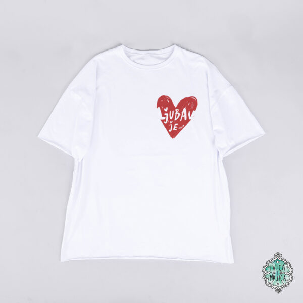 Ljubav je – Oversize majica