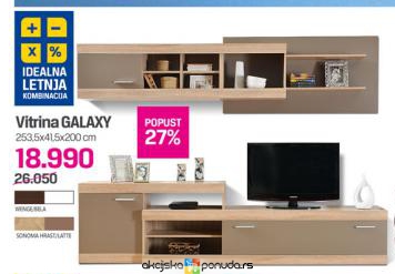 Vitrina GALAXY 253.5x41.5x200 cm, Forma Ideale