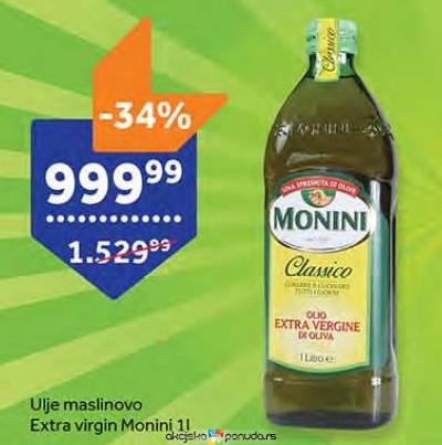 Maslinovo ulje Monini, 1l, Monini