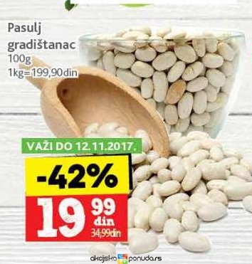 Pasulj gradištanac 1 kg,