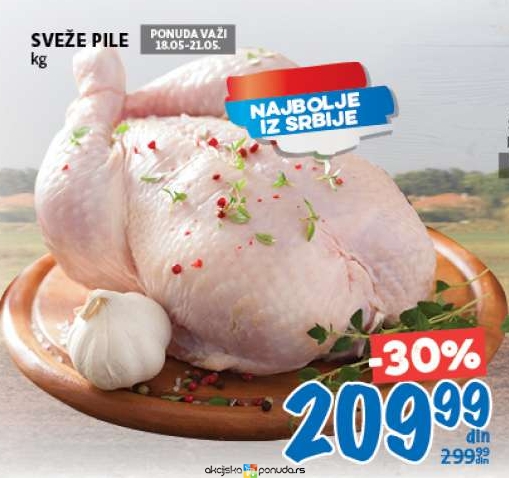 Sveže pile, 1kg,