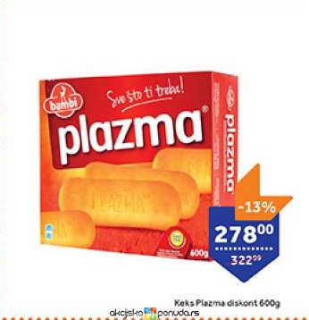 Plazma keks 600g, Bambi