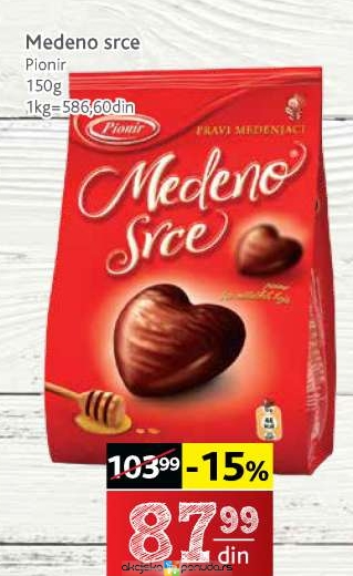 Medeno srce Pionir 150g, Pionir