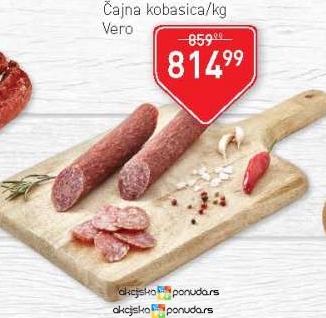 Čajna kobasica Vero, 1kg, Vero