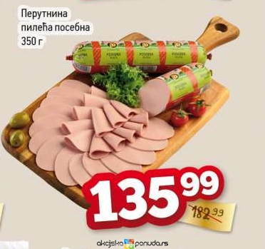 Pileća posebna kobasica Perutnina, 350g, Perutnina