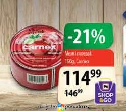 Carnex mesni narezak, 150g, Carnex