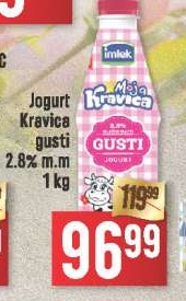 Jogurt gusti Moja Kravica Imlek, 1kg, Imlek