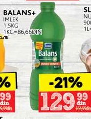 Jogurt Balans+, 1,5kg, Imlek