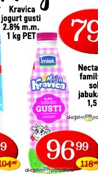 Moja Kravica gusti jogurt, 1 kg, Imlek