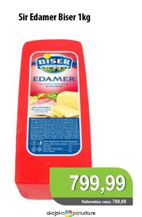 Edamer sir Biser, 1KG, Biser