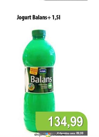 Imlek jogurt Balans+, 1,5l, Imlek