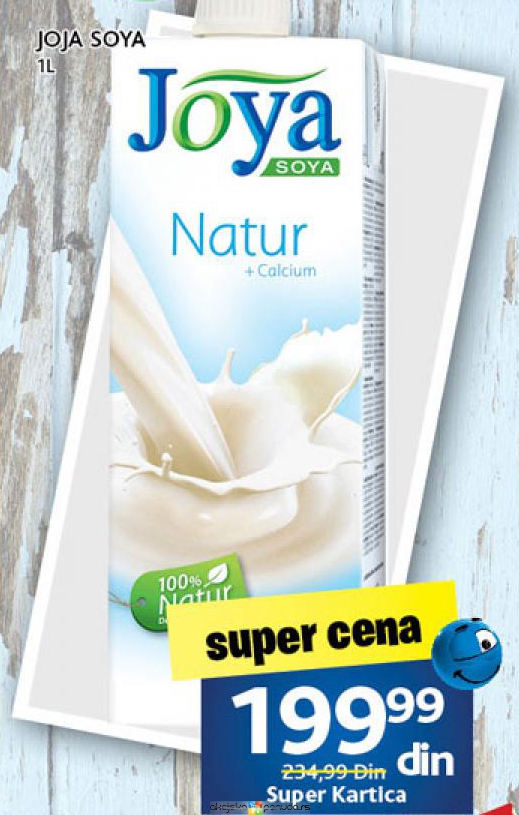 Joya Soya Natur + kalcijum napitak od soje 1 l, Joya