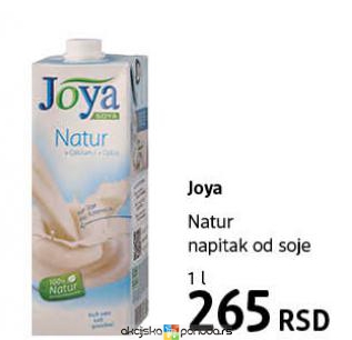 Joya Natur napitak od soje 1 l, Joya