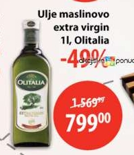 Olitalia maslinovo ulje extra devičansko, 1l, Olitalia