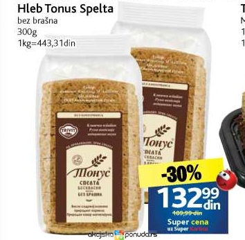 Tonus hleb Spelta, 300g, Tonus