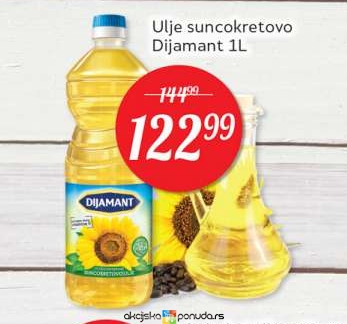 Suncokretovo ulje Dijamant, 1l, Dijamant