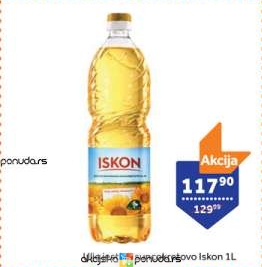 Suncokretovo ulje Iskon, 1l, Iskon