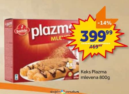 Plazma mlevena Bambi, 800g, Bambi