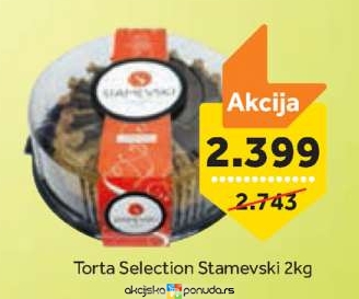 Torta Selection Stamevski, 2kg, Stamevski torte i kolači