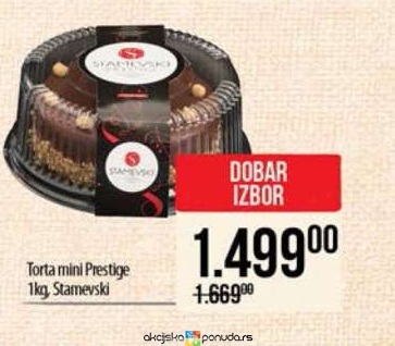 Torta Prestige Stamevski, 1kg, Stamevski torte i kolači