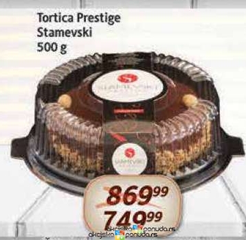 Tortica Prestige Stamevski, 500g, Stamevski torte i kolači