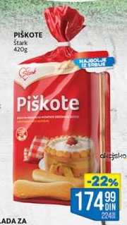 Štark Piškote, 420g, Štark