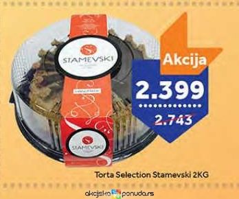 Torta Selection Stamevski, 2kg, Stamevski torte i kolači