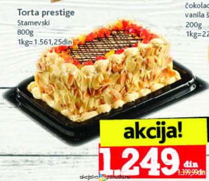 Torta Prestige Stamevski, 800g, Stamevski torte i kolači