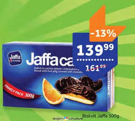 Jaffa Biskvit, 300g, Jaffa