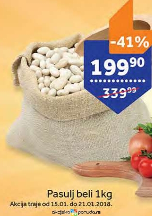 Pasulj beli 1 kg,