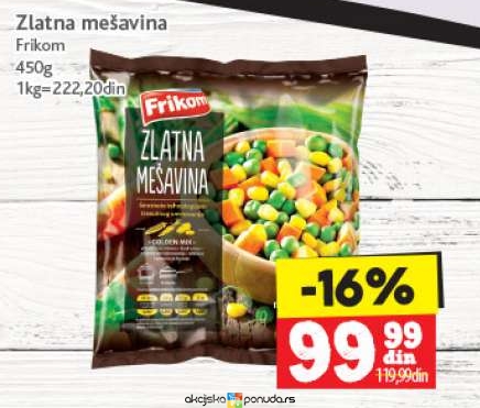 Zlatna mešavina, 450g, Frikom