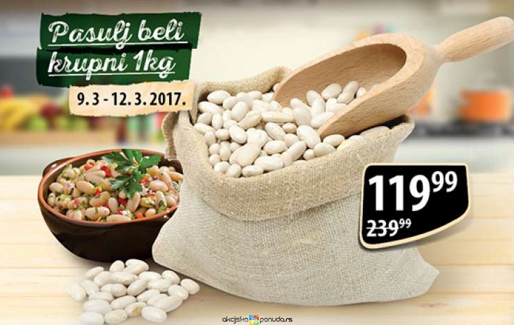 Pasulj beli, 1 kg,