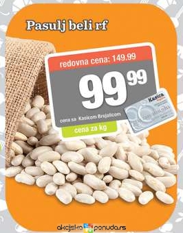 Pasulj beli, 1 kg,