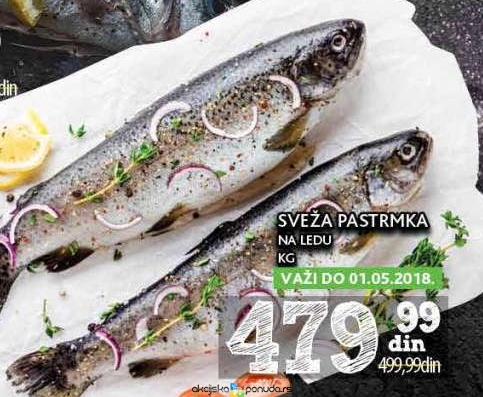 Pastrmka, 1kg, Rečna riba