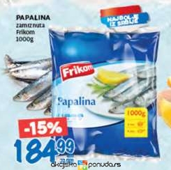 Papalina Frikom, 1kg, Frikom