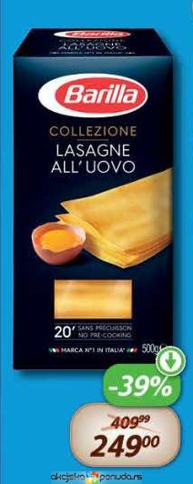 Lazanje Barilla, 500g, Barilla