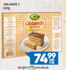 Oblande C, 210g, C