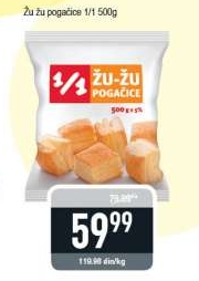 Žu-žu pogačice 1/1, 500g, 1/1