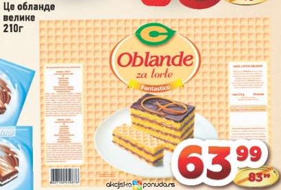 Oblande velike C, 210g, C