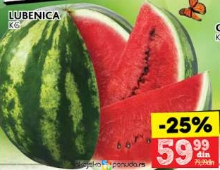 Lubenica, 1kg,