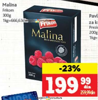 Malina Frikom, 300g, Frikom