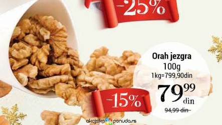 Orah jezgro, 100g,